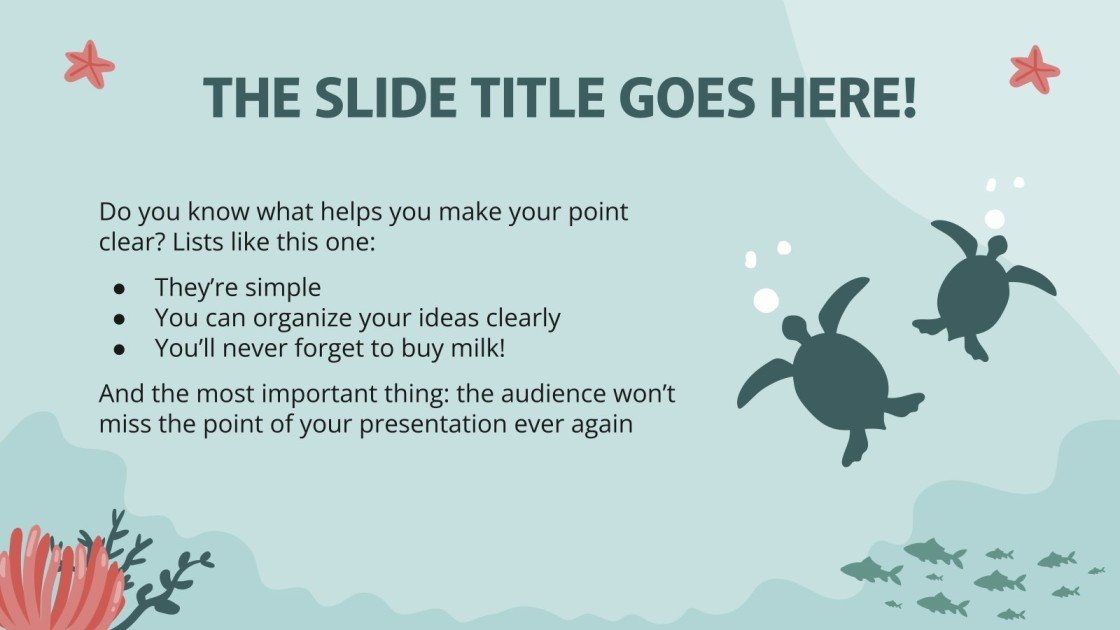 Diving Photographer Porfolio | Google Slides and PowerPoint