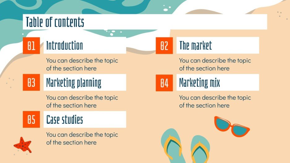 Chill Summer Beach Minitheme | Google Slides & PPT