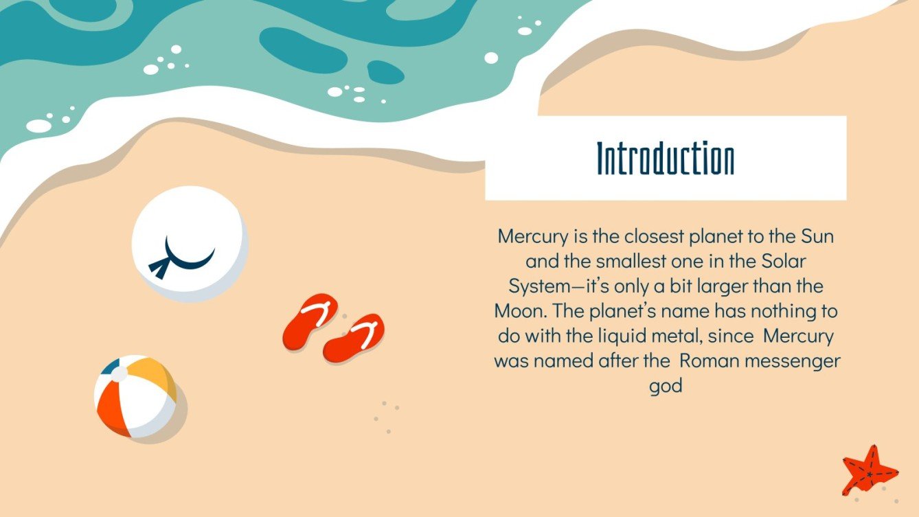 Chill Summer Beach Minitheme | Google Slides & PPT