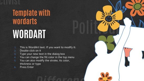 Political Activist CV | Google Slides and PowerPoint