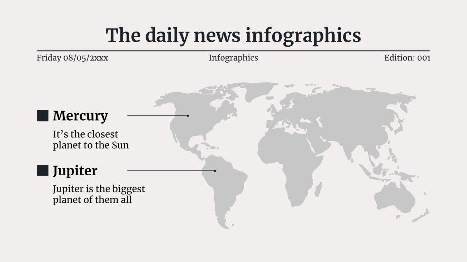 The Daily News Infographics | Google Slides and PowerPoint