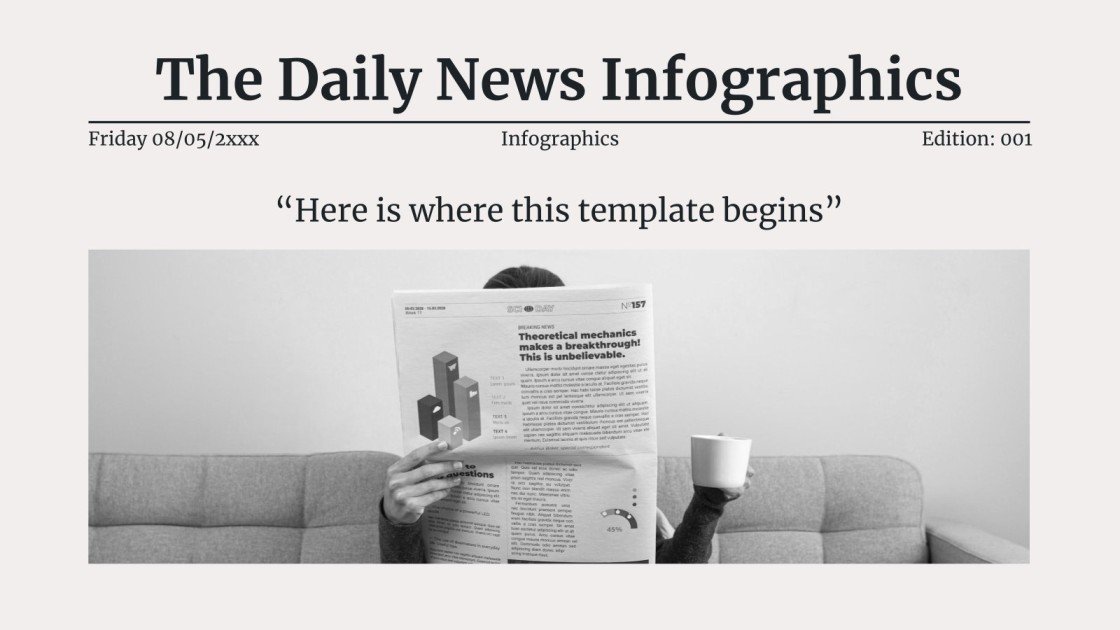 Free Google Slides and PowerPoint templates about newspapers!
