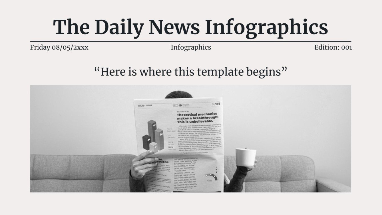 Free Google Slides and PowerPoint templates about newspapers!