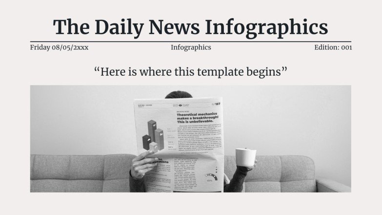 Free Google Slides and PowerPoint templates about newspapers!