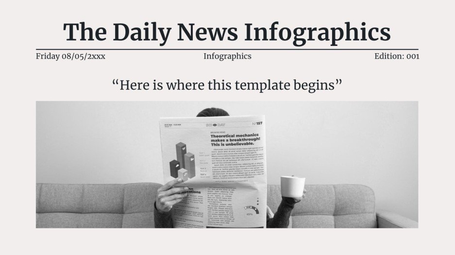 Free Google Slides and PowerPoint templates about newspapers!