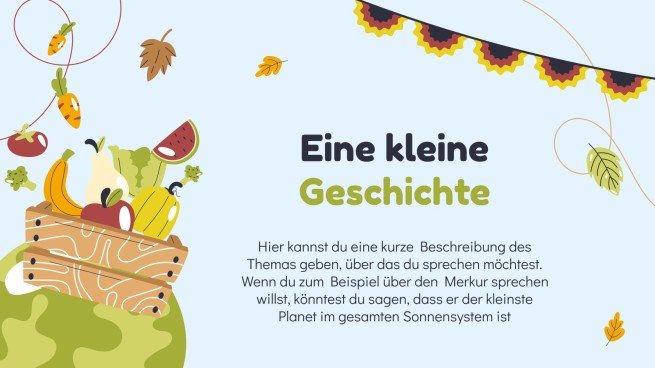 German Thanksgiving Day Minitheme