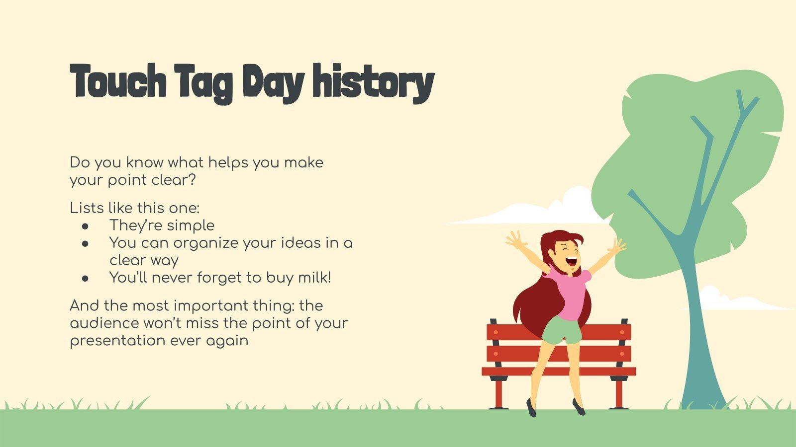 Let's Celebrate American Touch Tag Day | Google Slides & PPT