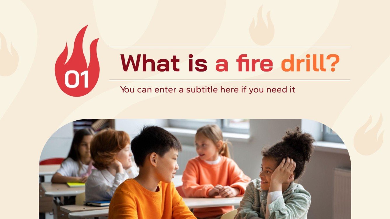 Middle School: Fire Prevention Day | Google Slides and PPT