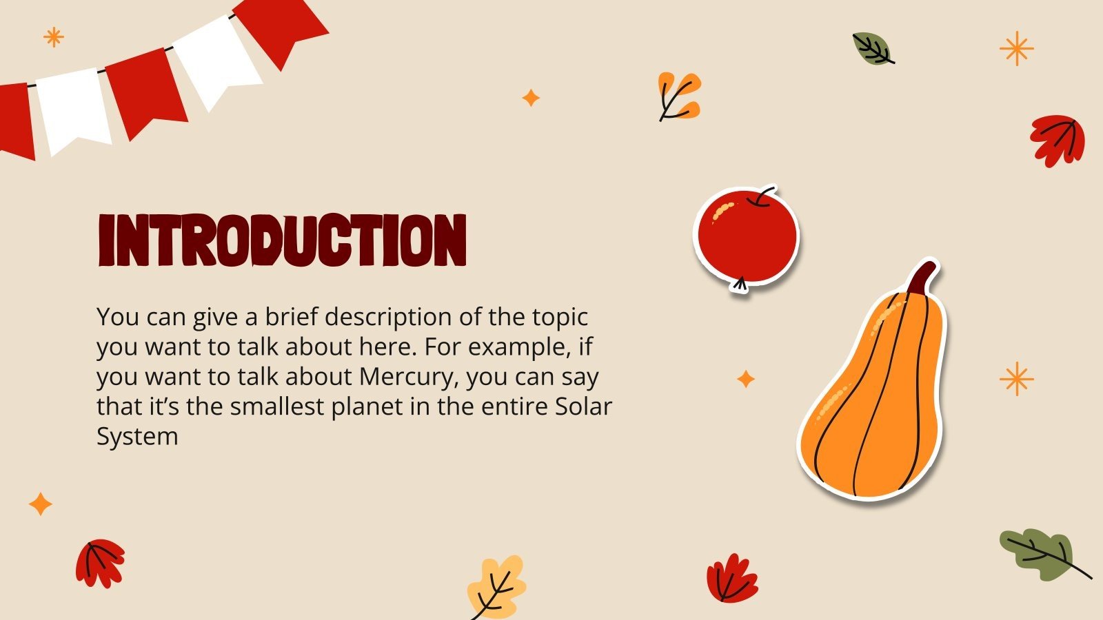 Canadian Thanksgiving Day Minitheme | Google Slides & PPT