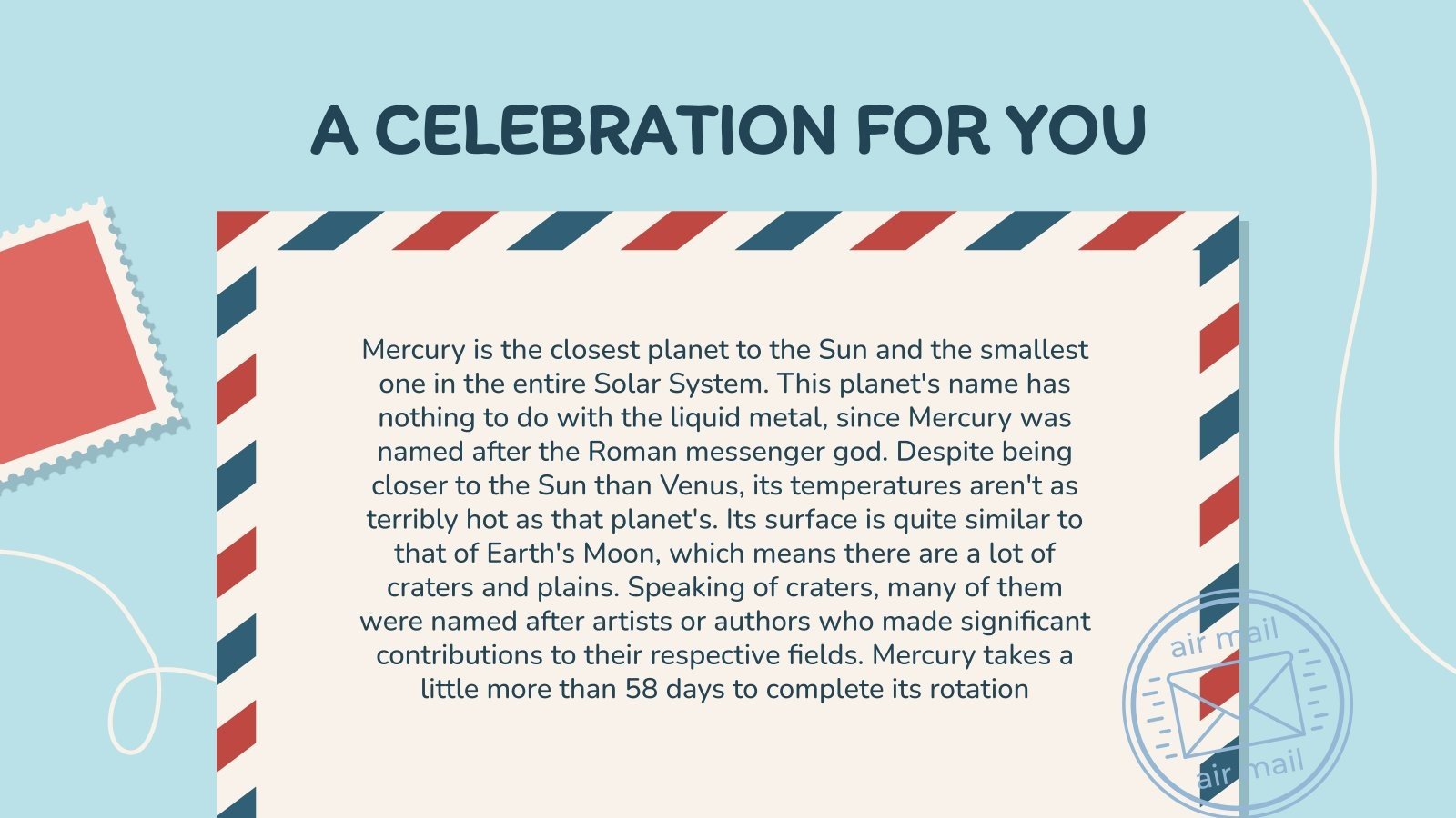 International Post Day | Google Slides and PowerPoint