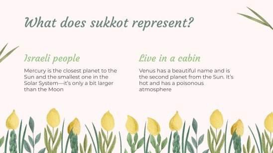 Festival of Sukkot Minitheme | Google Slides and PowerPoint