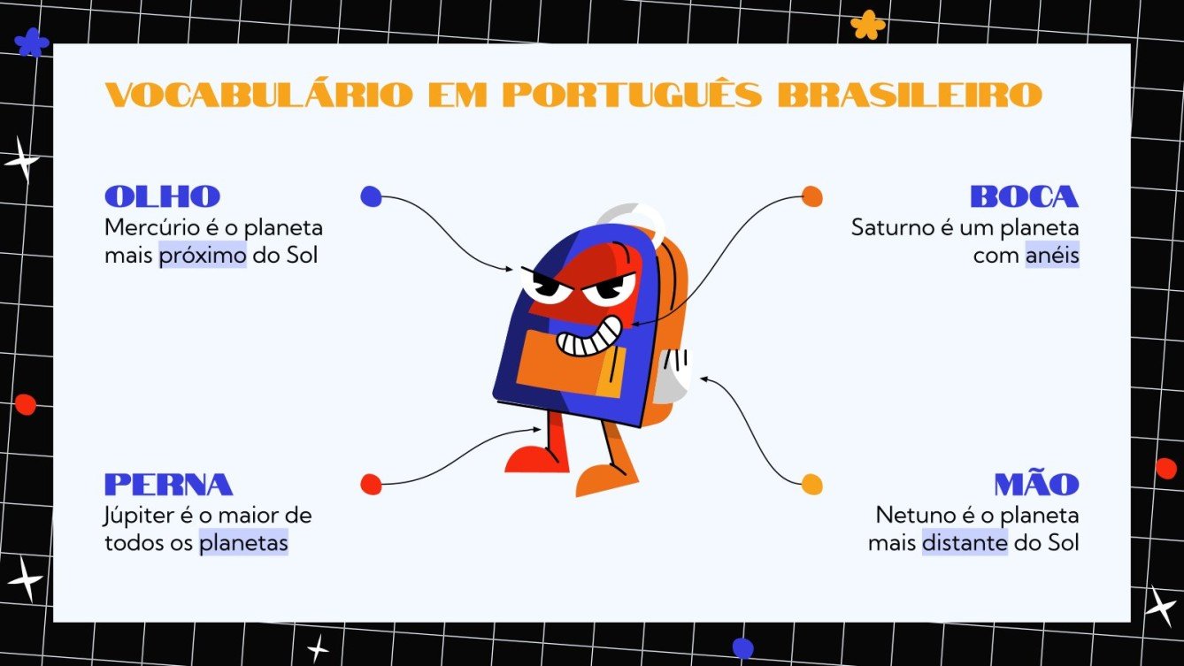 Brazilian Portuguese Vocabulary for Pre-K Infographics