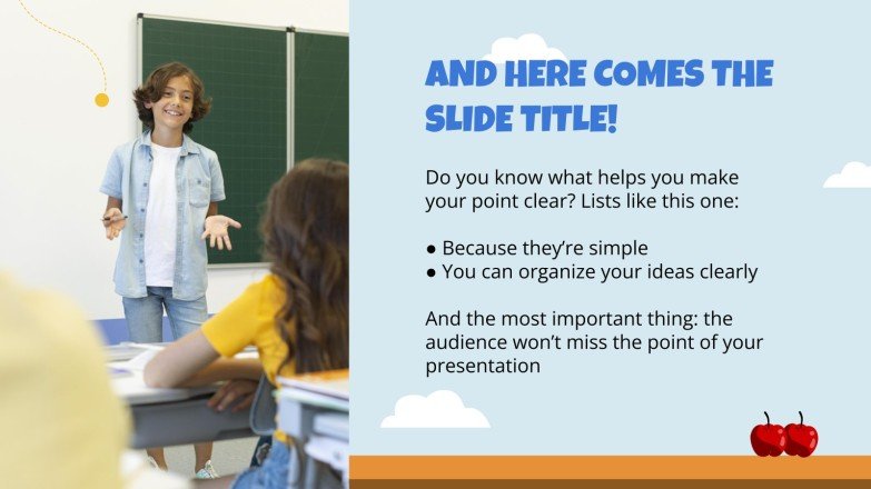 Back to Classes Google Slides theme and PowerPoint template