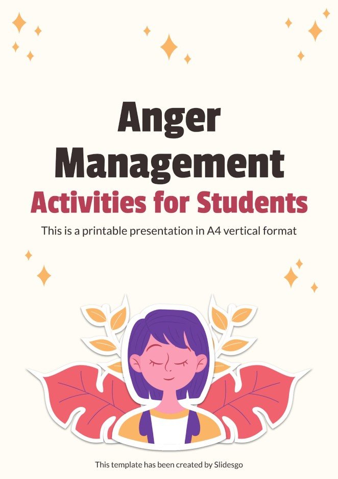 Anger Management Activities for Students | Google Slides & PPT