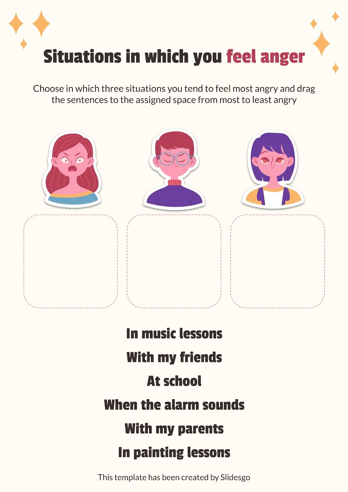 Anger Management Activities for Students | Google Slides & PPT