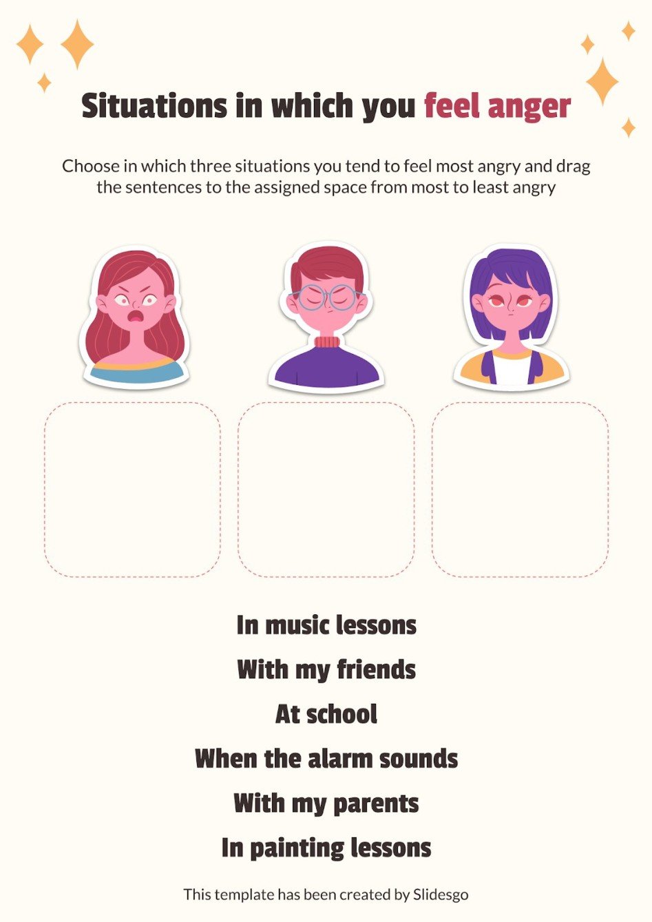 Anger Management Activities for Students | Google Slides & PPT