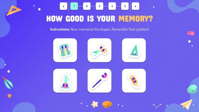 Visual Memory Test for Elementary | Google Slides & PowerPoint