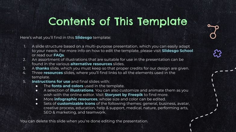 Back to School Info Google Slides and PowerPoint template