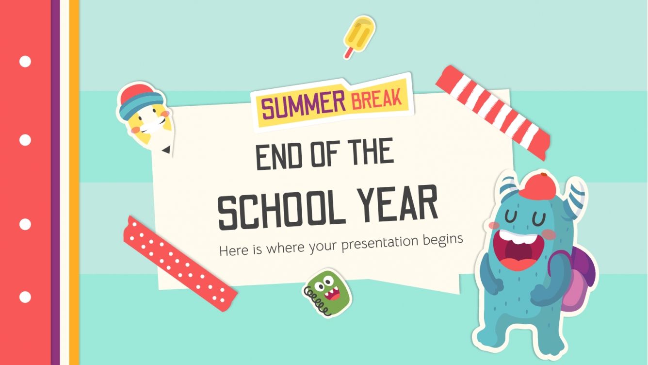 End of the School Year Google Slides and PowerPoint template