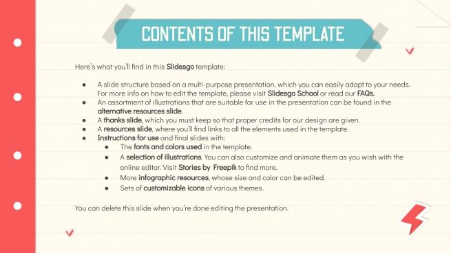 End of the School Year Google Slides and PowerPoint template