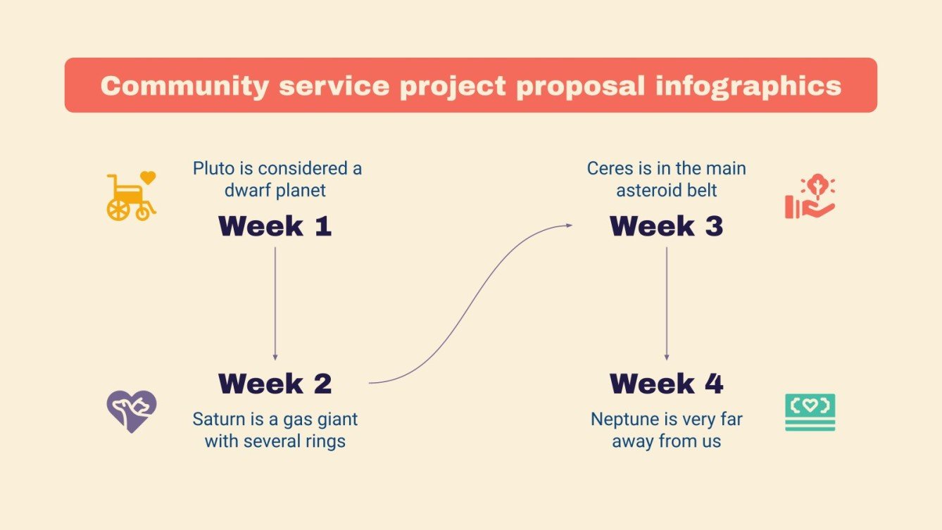 Community Service Project Proposal Infographics
