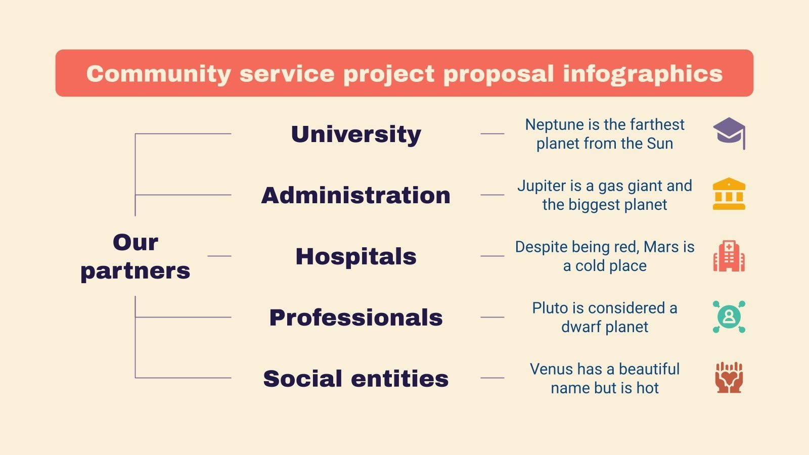 Community Service Project Proposal Infographics