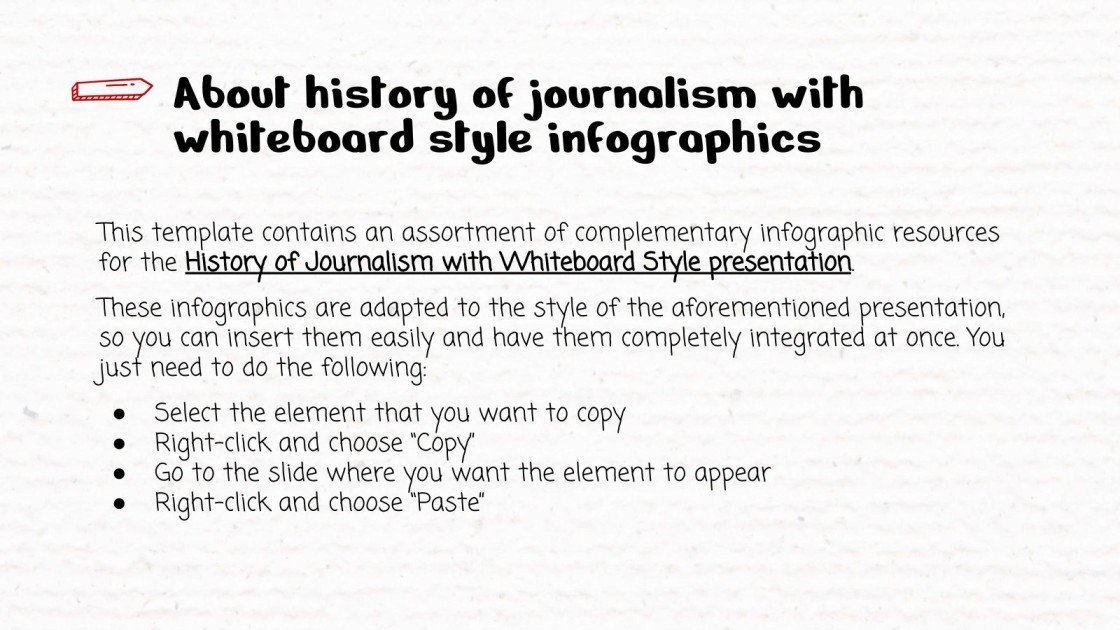 History of Journalism Infographics | Google Slides & PPT