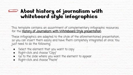 History of Journalism Infographics | Google Slides & PPT