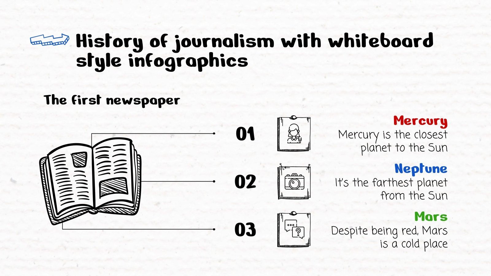 History of Journalism Infographics | Google Slides & PPT