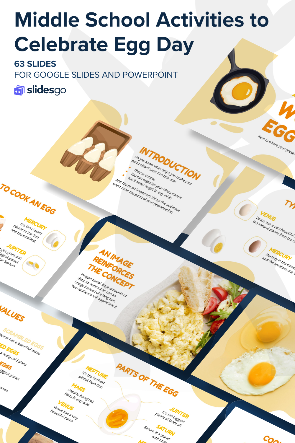 Middle School Activities for World Egg Day | Google Slides