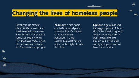 World Homeless Day | Google Slides and PowerPoint