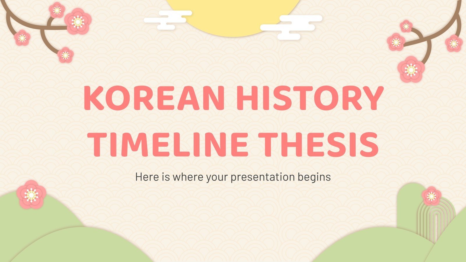 Free Google Slides and PowerPoint Templates inspired by Korea