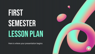 Plan de clases | Plantilla gratis de Google Slides y PowerPoint