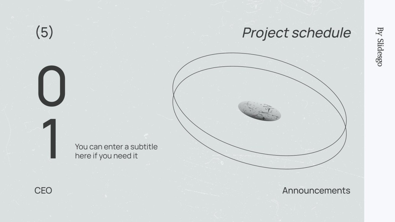 CEO Announcements Business Meeting | Google Slides & PPT