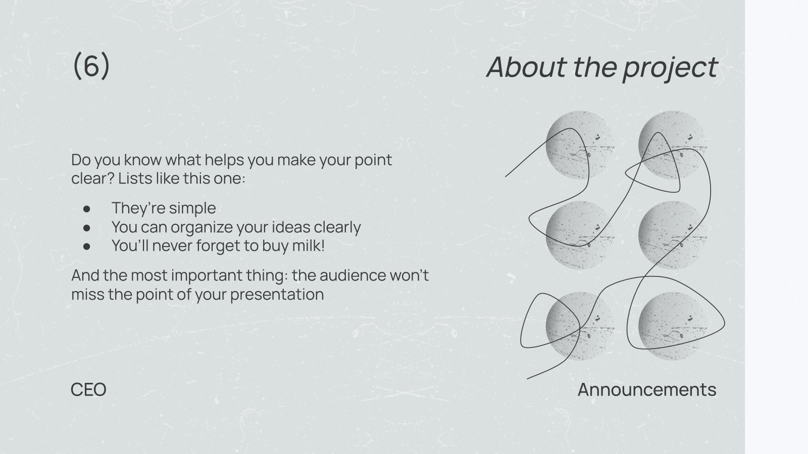 CEO Announcements Business Meeting | Google Slides & PPT