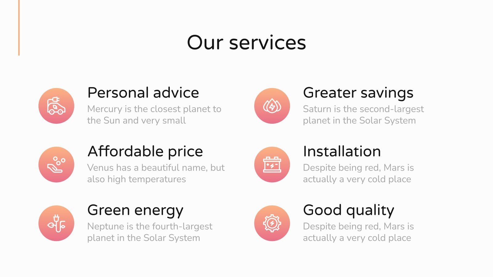 Solar Power Company Profile | Google Slides & PowerPoint