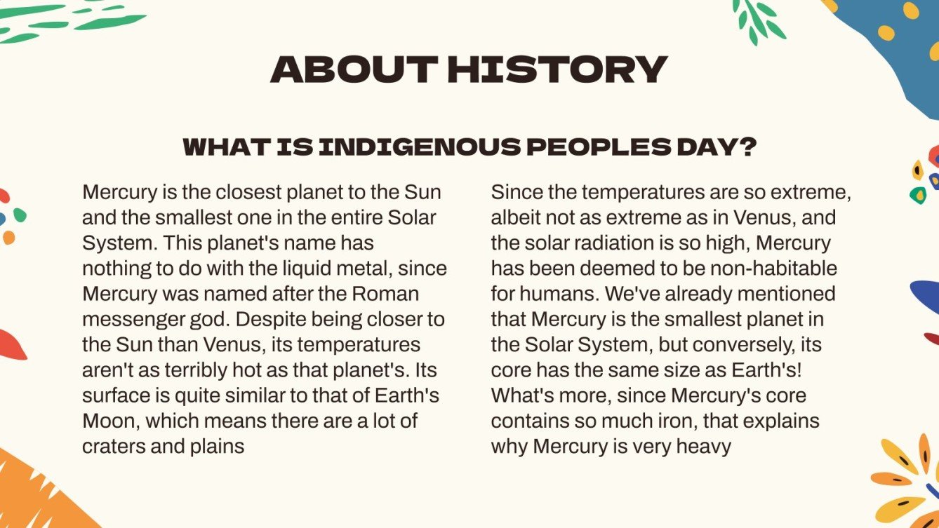 Indigenous People Day | Google Slides & PowerPoint