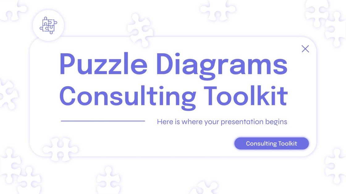 Modèles gratuits sur des puzzles pour Google Slides et PPT