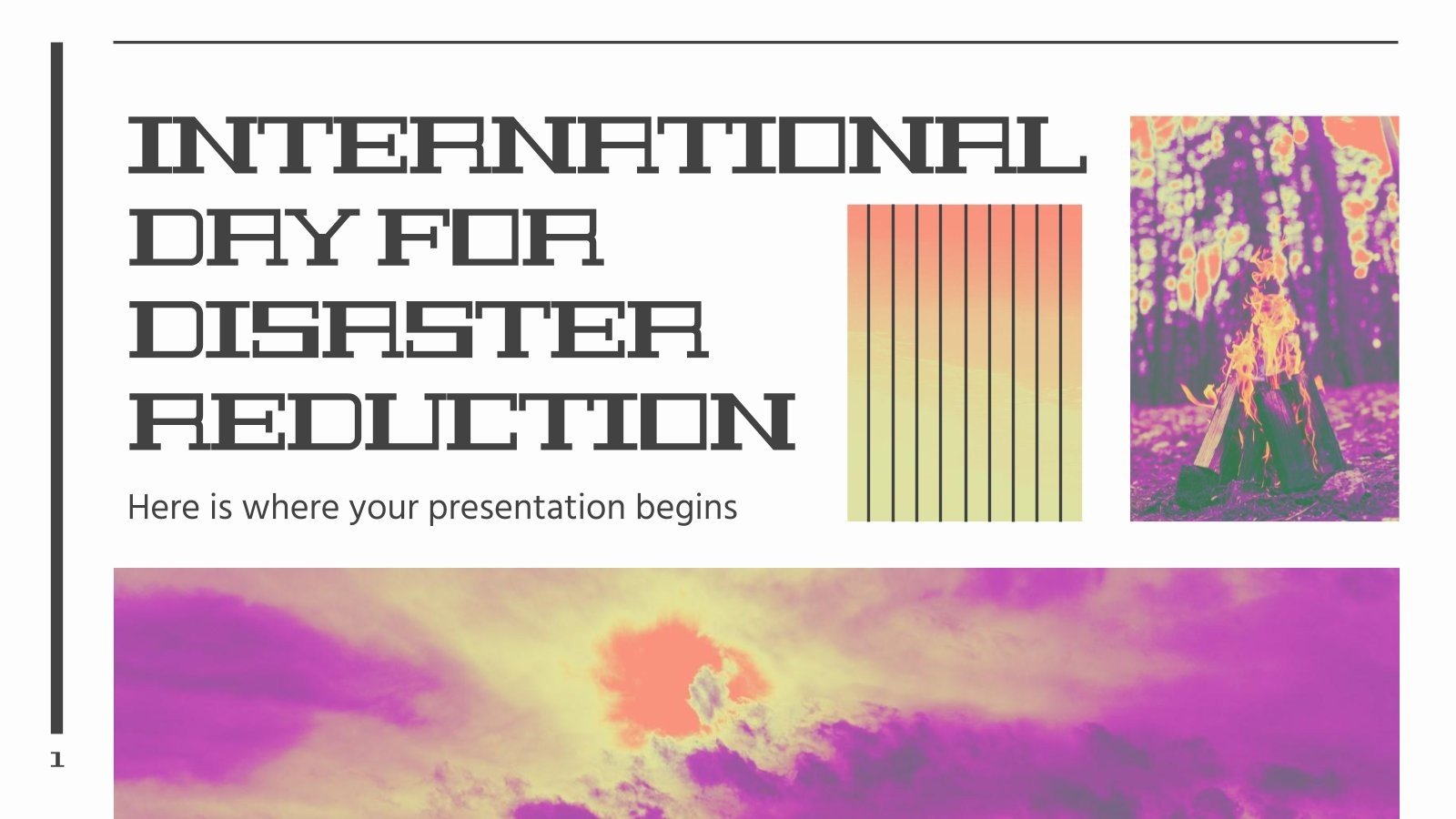 International Day for Disaster Reduction | Google Slides & PPT