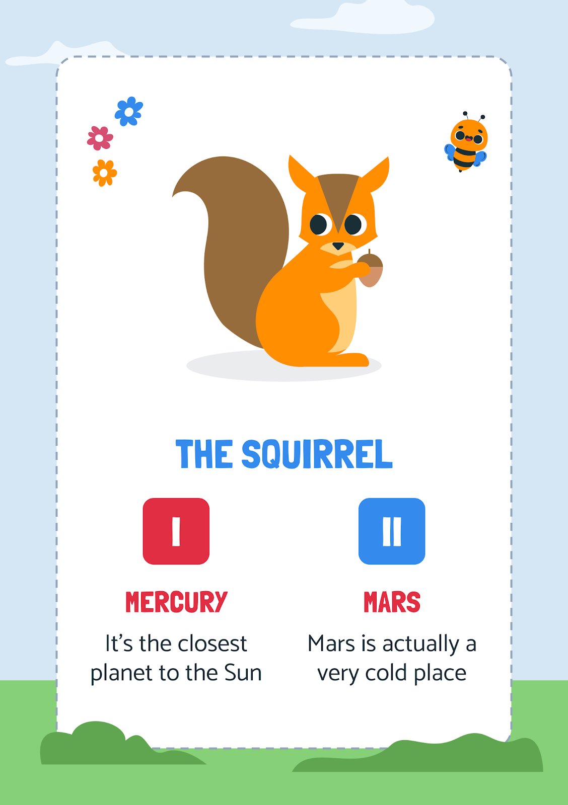 Tarjetas de movimientos de animales | Google Slides & PPT