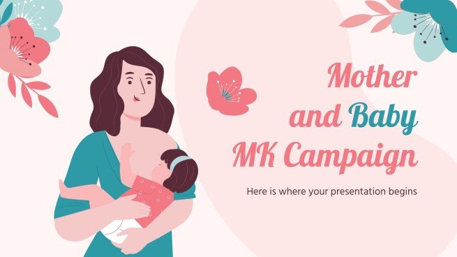 Free baby-themed templates for Google Slides and PPT