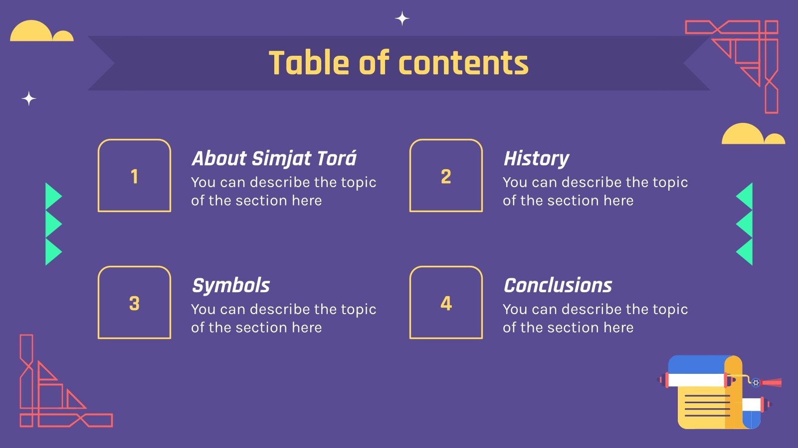 Simjat Torá Activities for Kids | Google Slides & PowerPoint