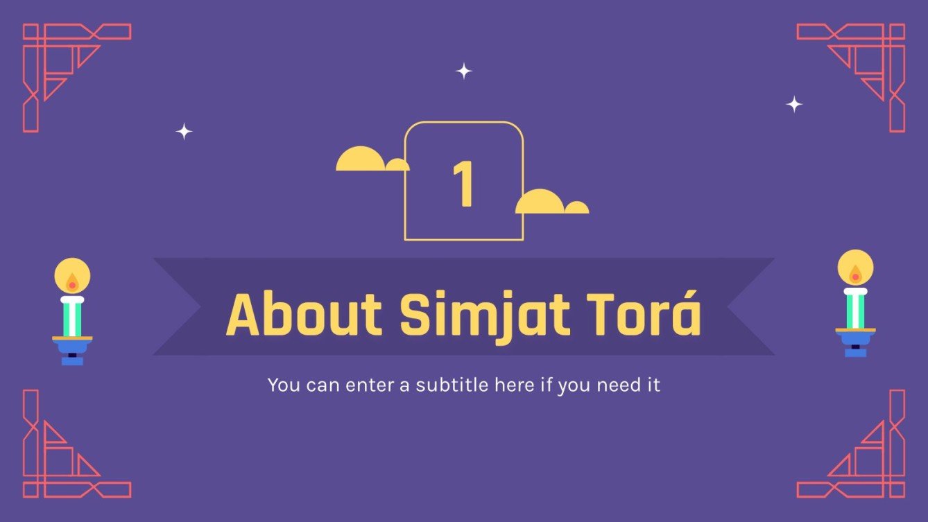Simjat Torá Activities for Kids | Google Slides & PowerPoint