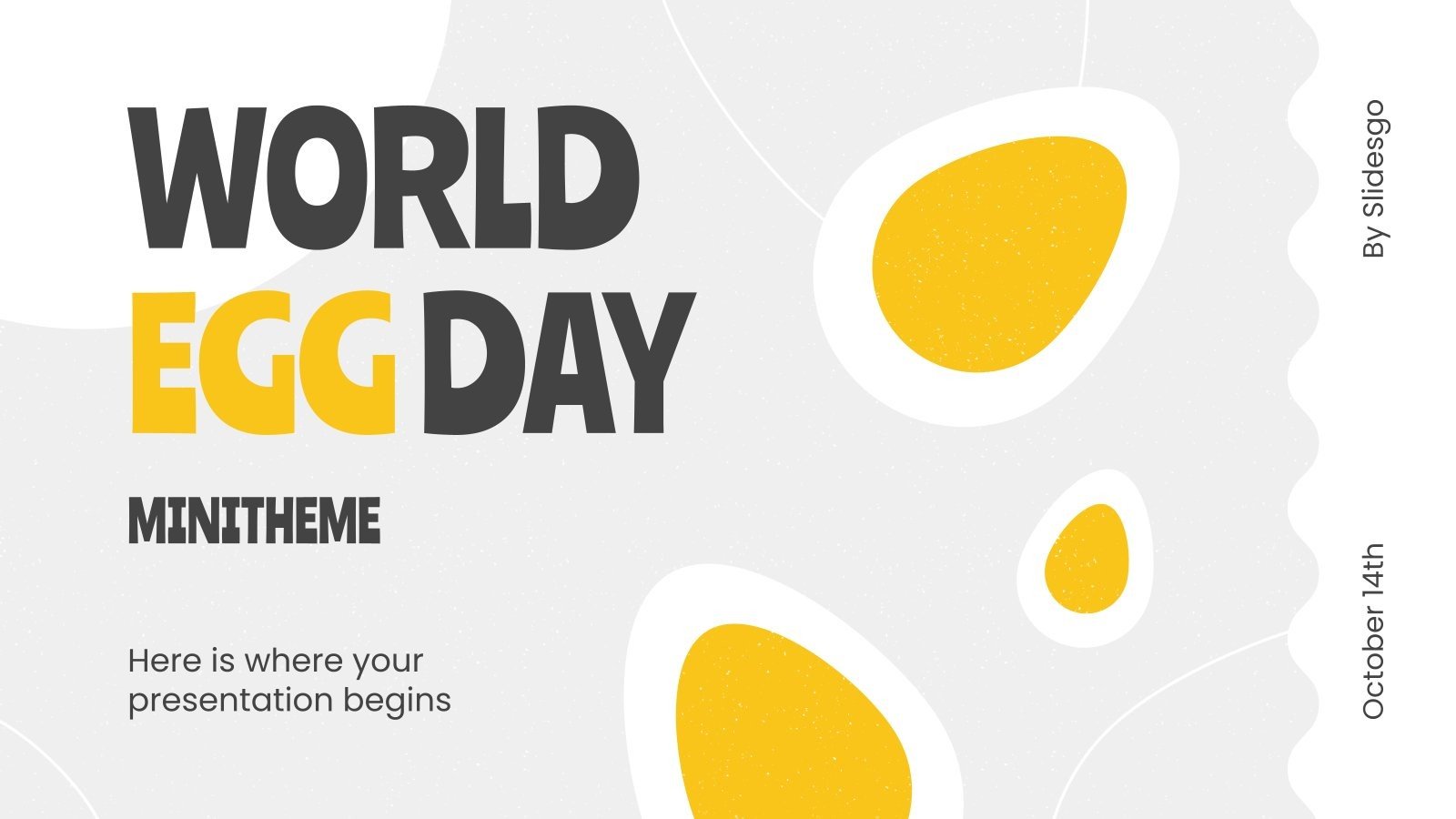 World Egg Day Minitheme | Google Slides & PPT