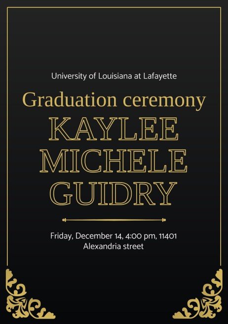 Printable Graduation Invitations | Google Slides & PowerPoint