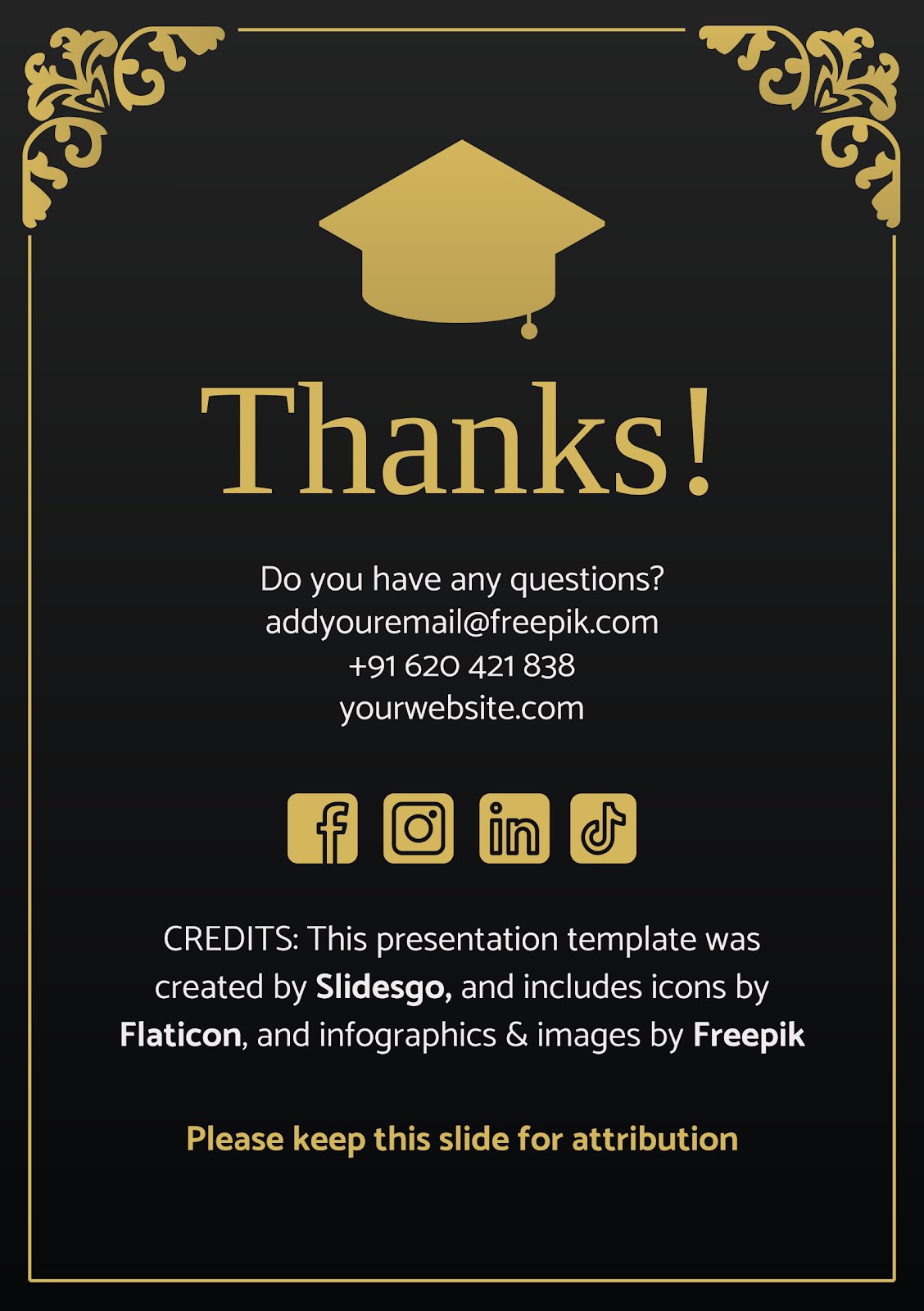 Printable Graduation Invitations | Google Slides & PowerPoint