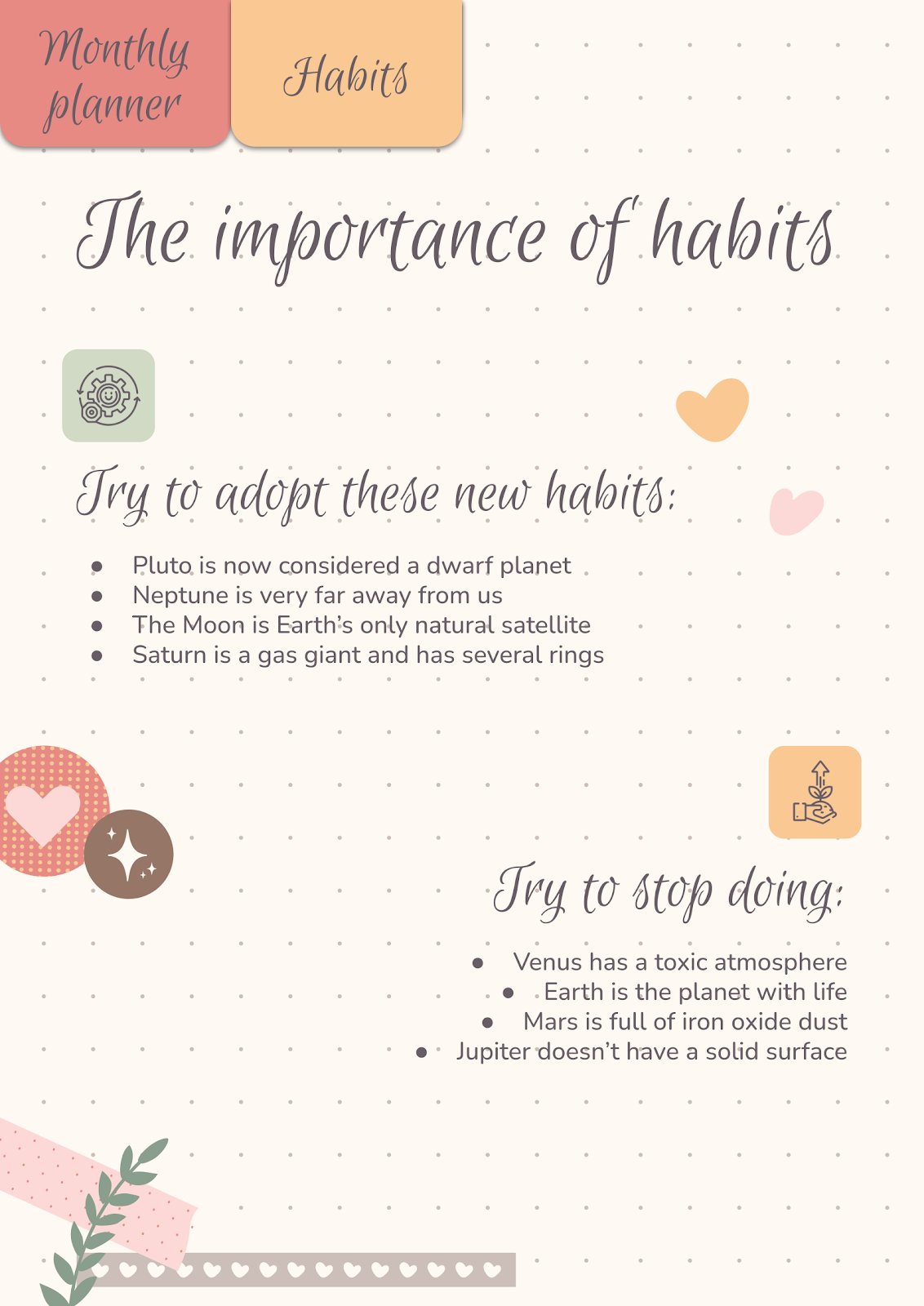 Activities for Evaluating Your Life | Google Slides & PPT