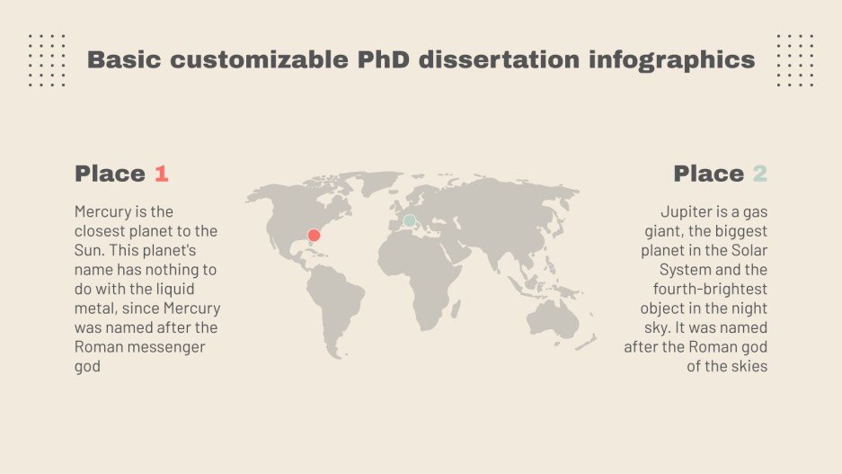Basic Customizable PhD Dissertation Infographics