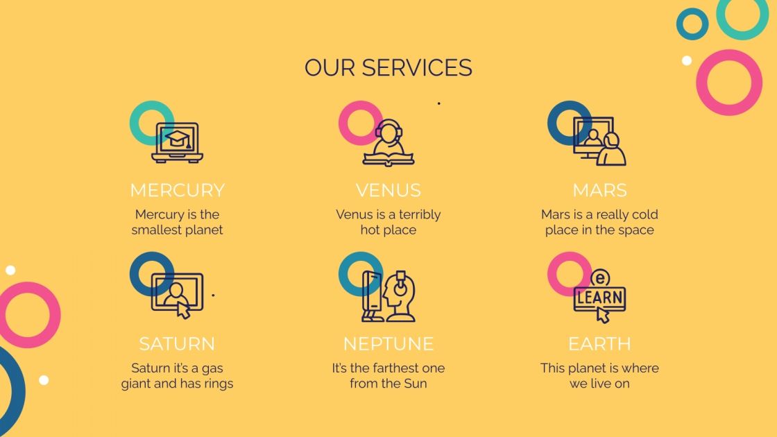 Language Center Google Slides Theme and PowerPoint Template