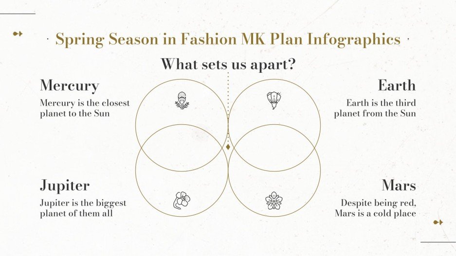 Spring Season in Fashion MK Plan Infographics